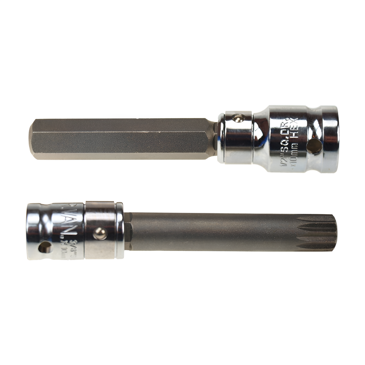 SuaTools - 40 Piece Hex and Spline Bit Set with 1/2" and 3/8" Adaptors ...