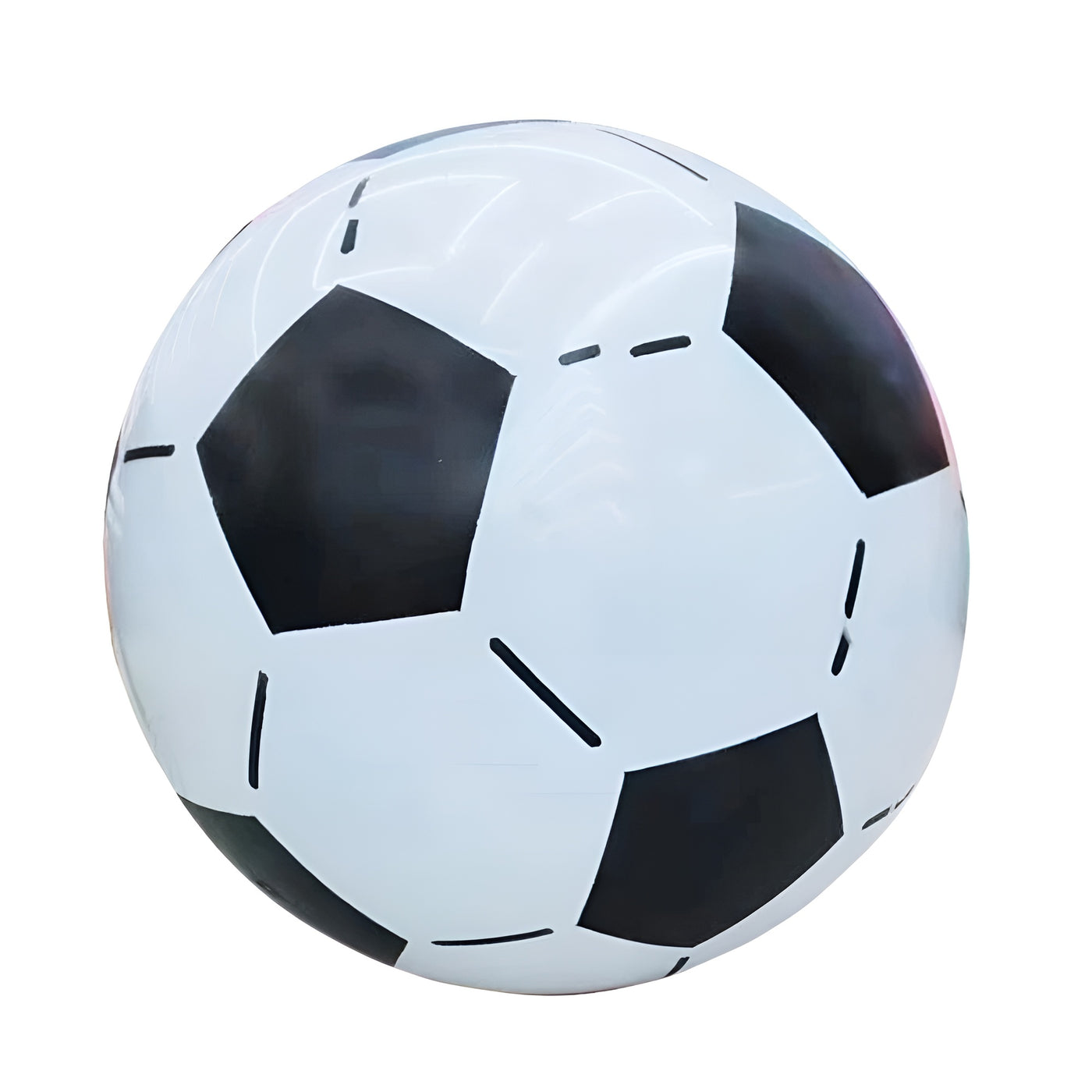 VolaFit - 75cm PVC Giant Inflatable Soccer Ball Fun for Kids - Black ...