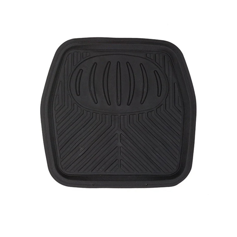 Herqona - 5 Pcs Heavy Duty Universal Car Rubber Mats For All Cars - Bl ...