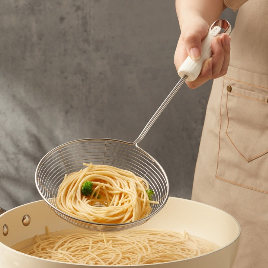 Pruchef - Stainless Steel Wire Skimmer Strainer for Frying - 41cm Long ...